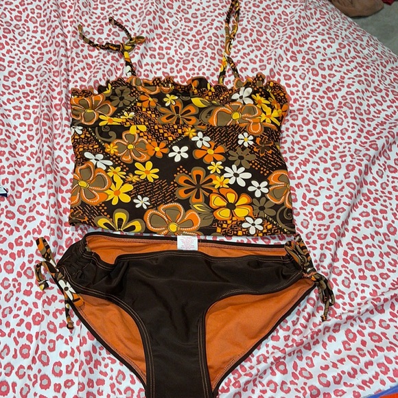 Xhilaration | Swim | Kids Floral Tankini Set New | Poshmark